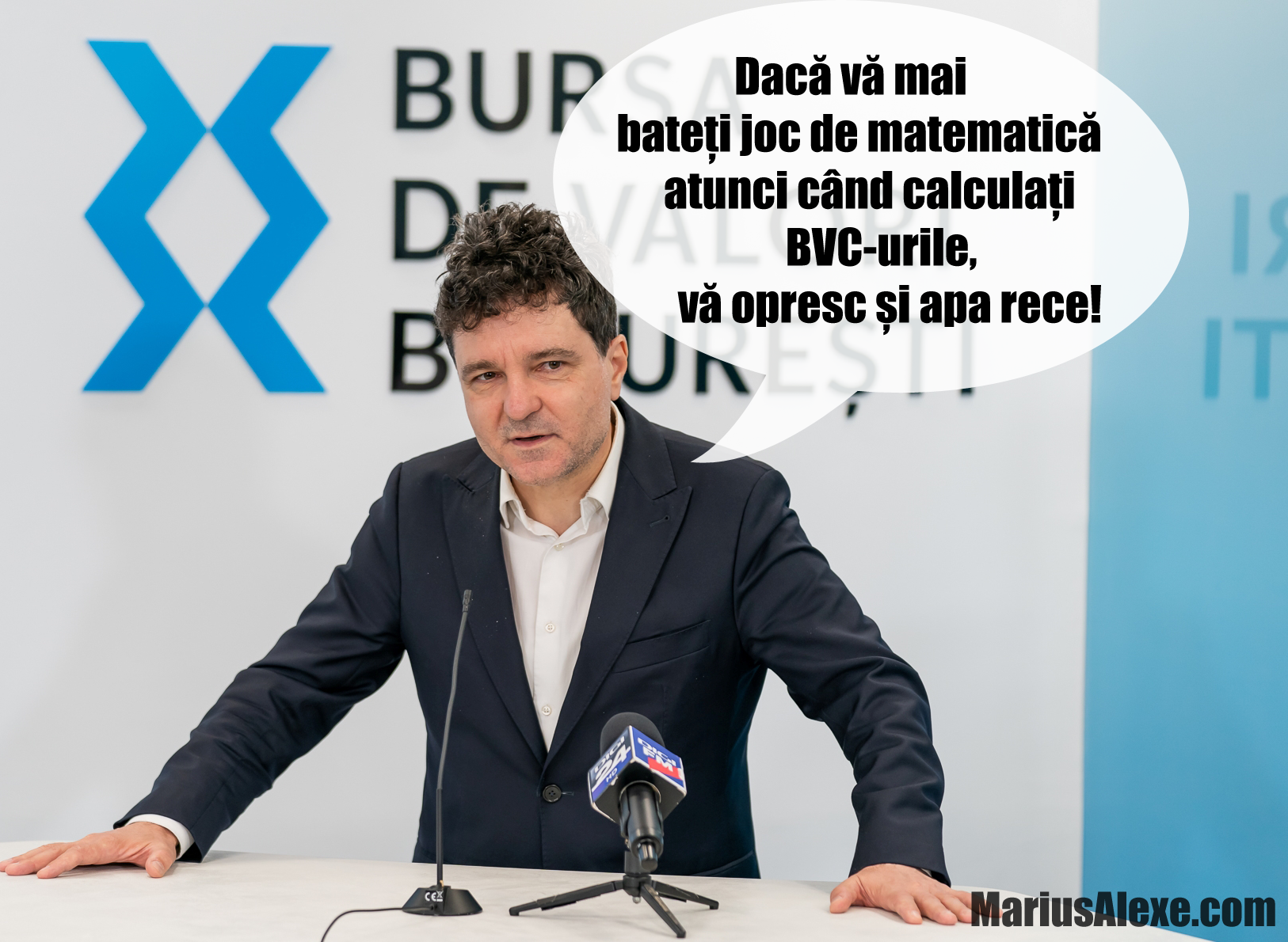 Matematicianul Nicusor Dan a fost la BVB – Marius Alexe